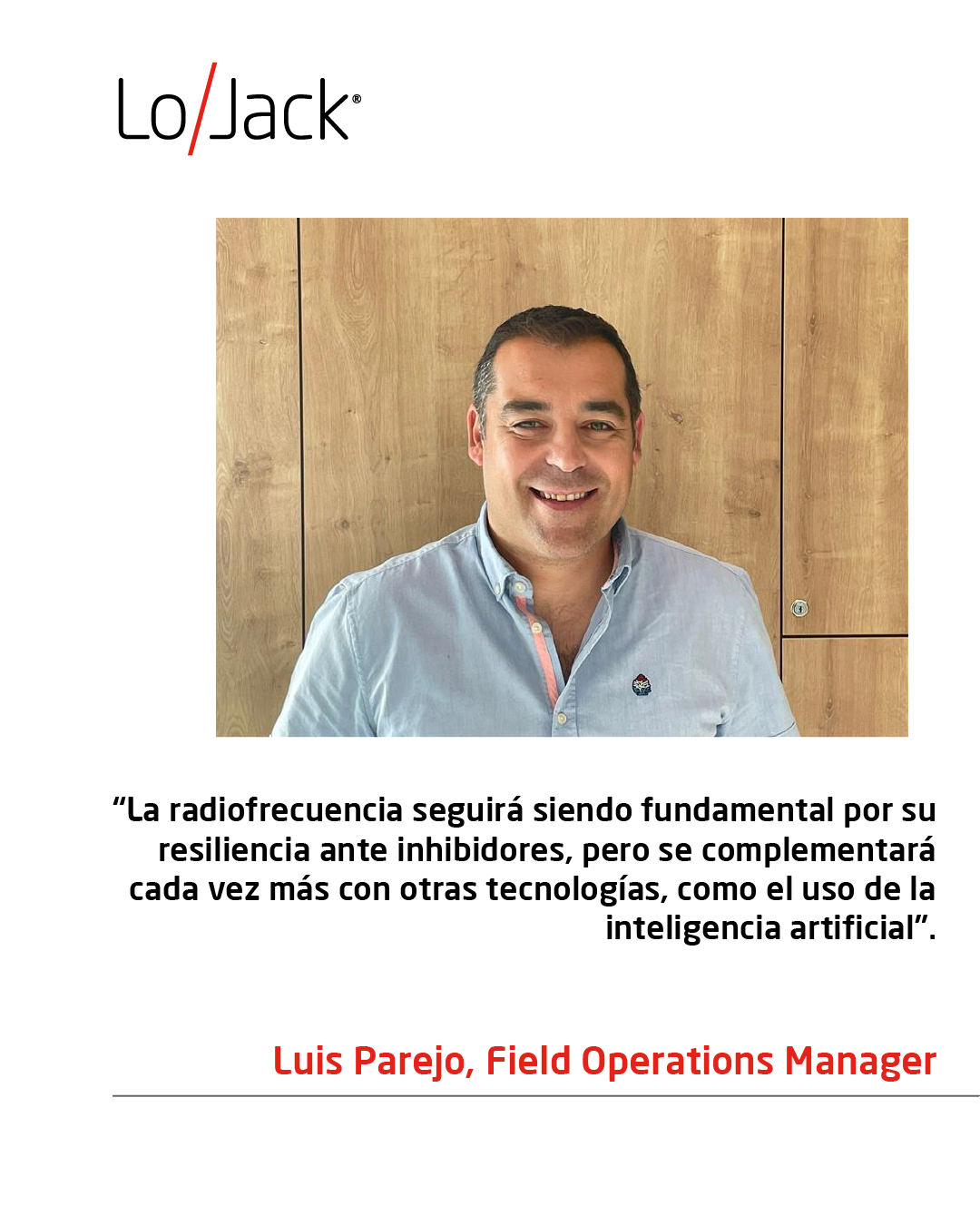 Entrevista a Luis Parejo - LoJack